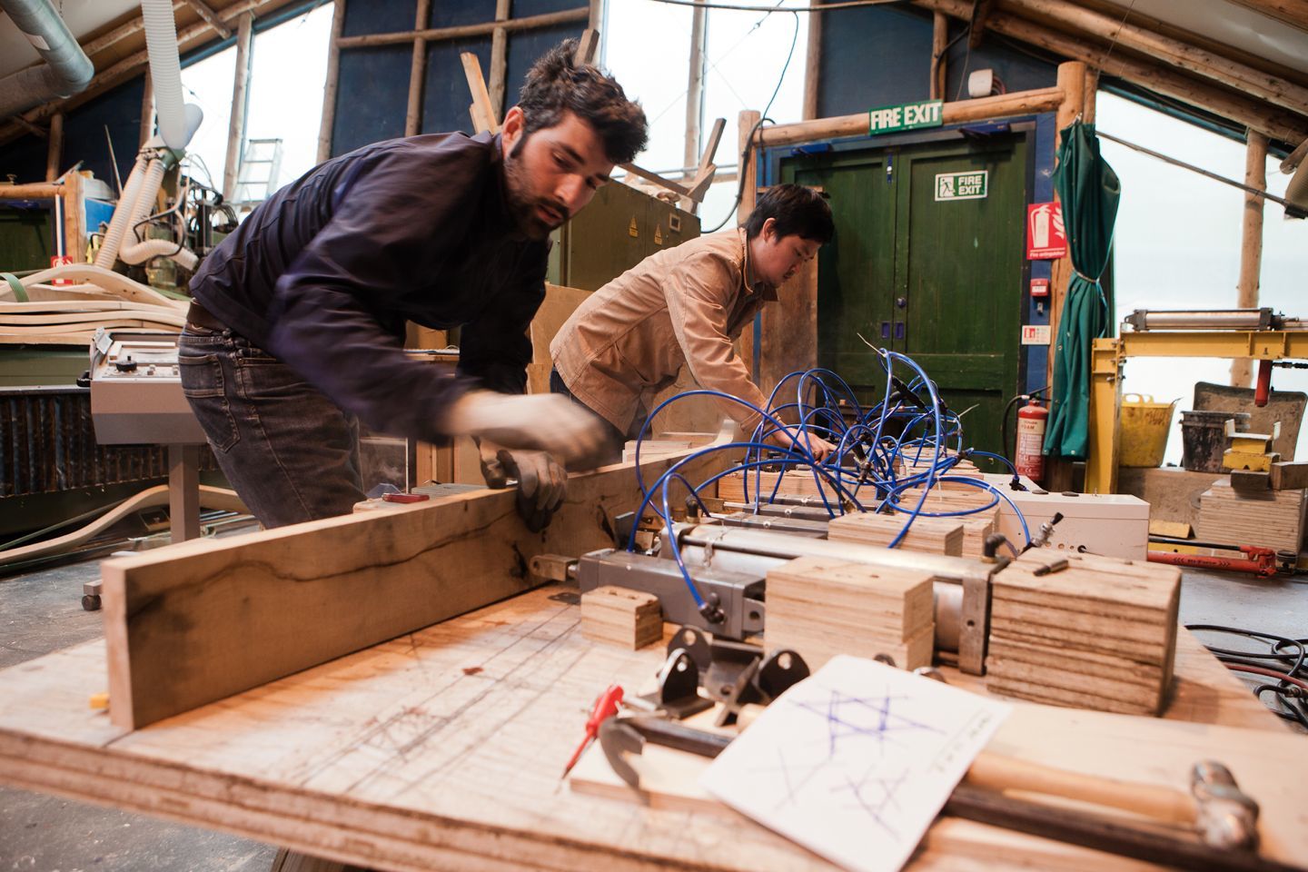 AA School of Architecture 2014 - Timber Seasoning Shelter