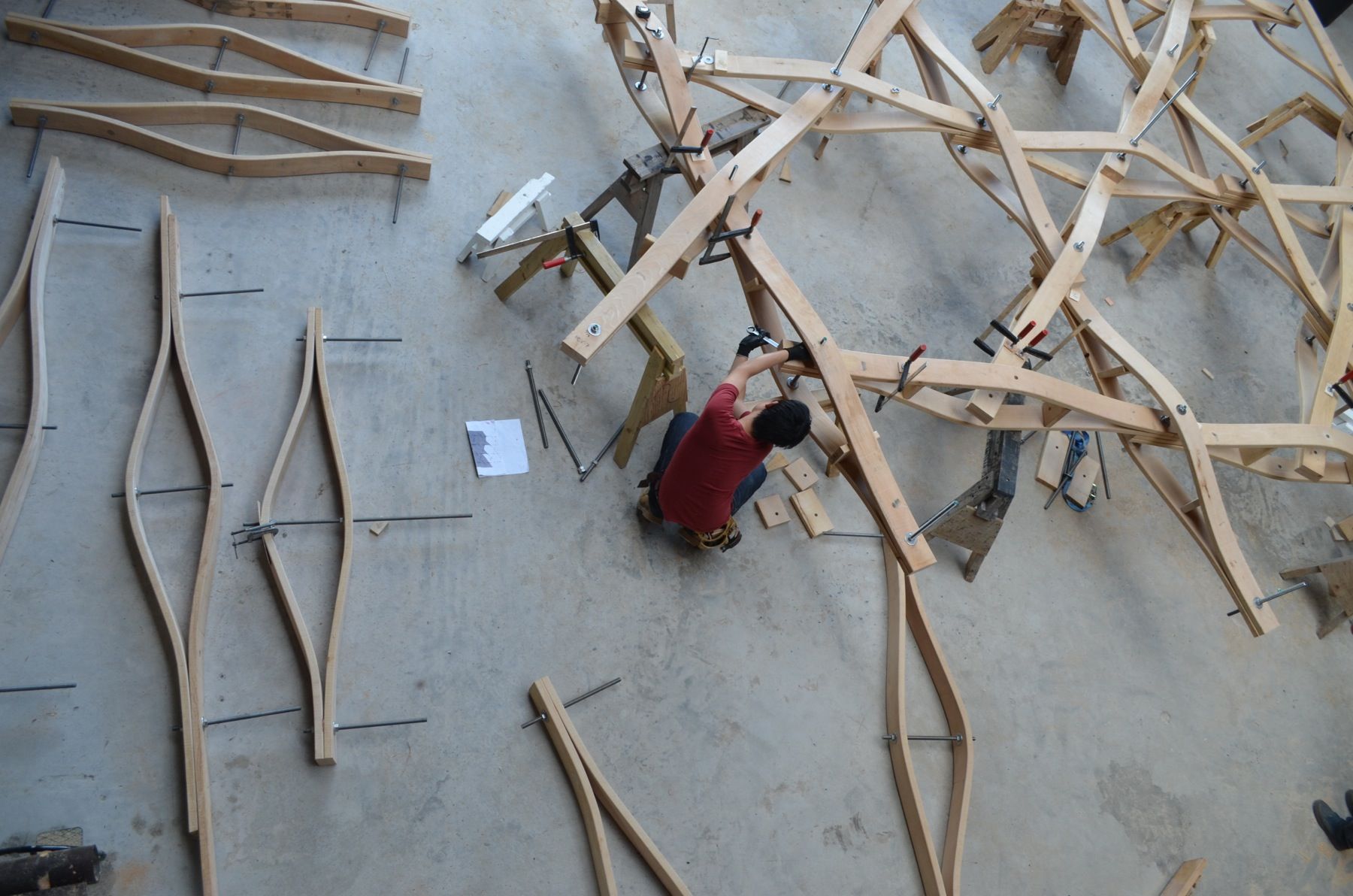 AA School of Architecture 2014 - Timber Seasoning Shelter