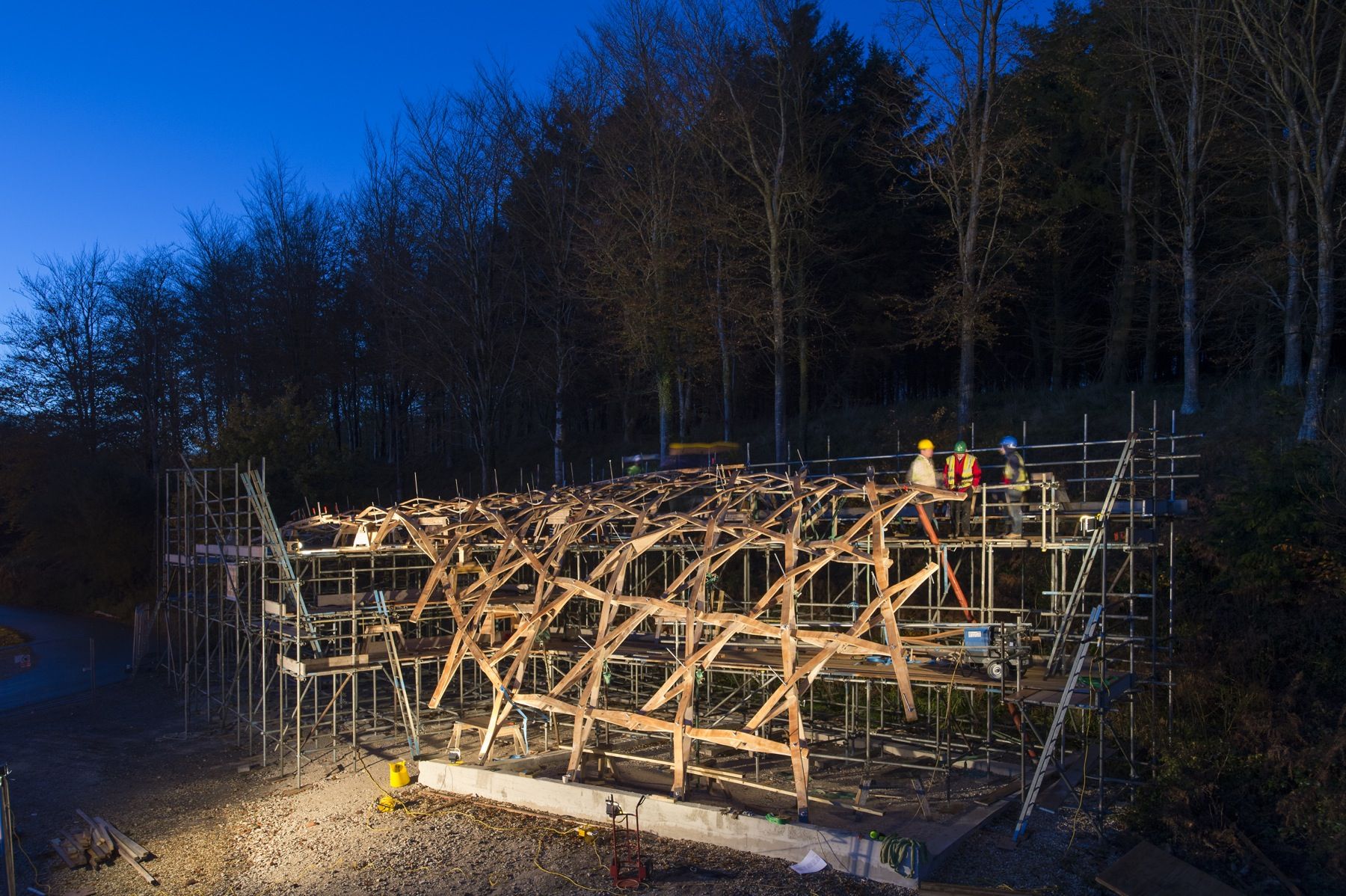 AA School of Architecture 2014 - Timber Seasoning Shelter